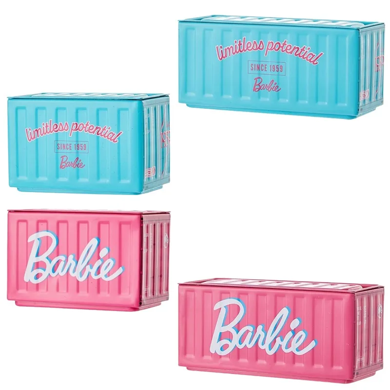 MINISO-Anime-Cartoon-Barbie-Series-Metal-Sundries-Storage-Box-Cute ...