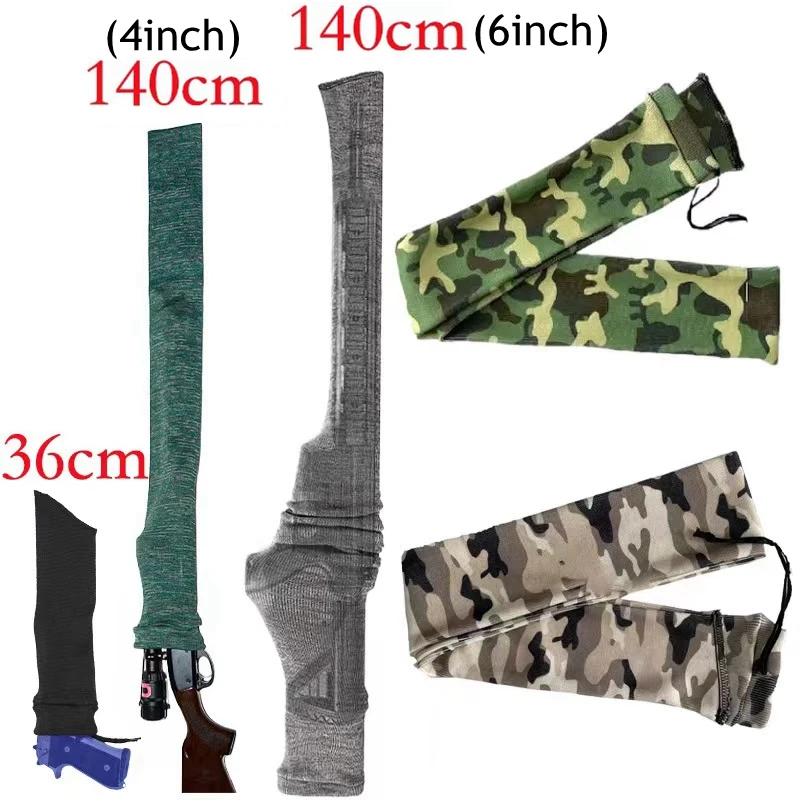 4inch/6inch 140CM Gun Socks for Rifles Shotgun Cover Sleeves Tactical ...