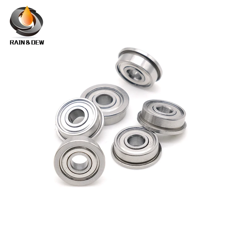 F693ZZ-Flange-Bearing-3x8x4-mm-ABEC-7-10-PCS-Flanged-F693-Z-ZZ-Ball ...