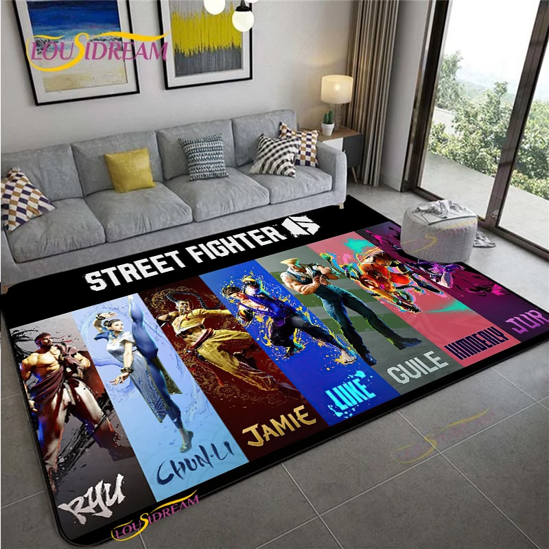Street-Fighter-Game-Rugs-Game-lovers-Rug-Living-Room-Bedroom-Decorat ...