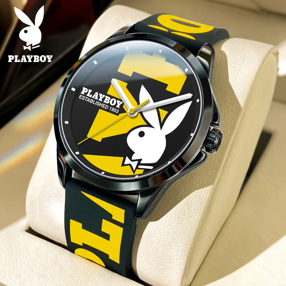 PLAYBOY-Luxury-Brand-Watch-for-Men-Casual-Waterproof-Quartz-Men-s ...