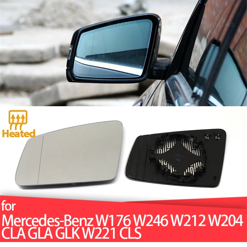 Side-Heated-Electric-Wide-Angle-Wing-Mirror-Glass-For-Mercedes-Benz-A-B ...