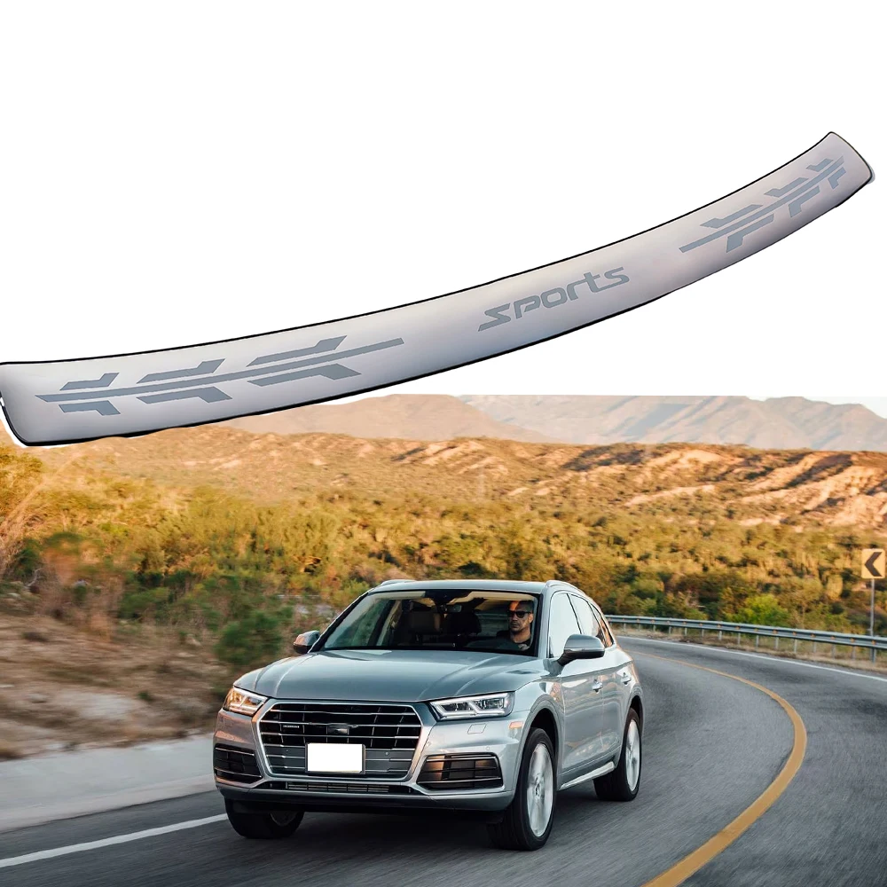Car-Accessories-Rear-Bumper-Protector-Stainless-Steel-Door-Sill-Scuff ...