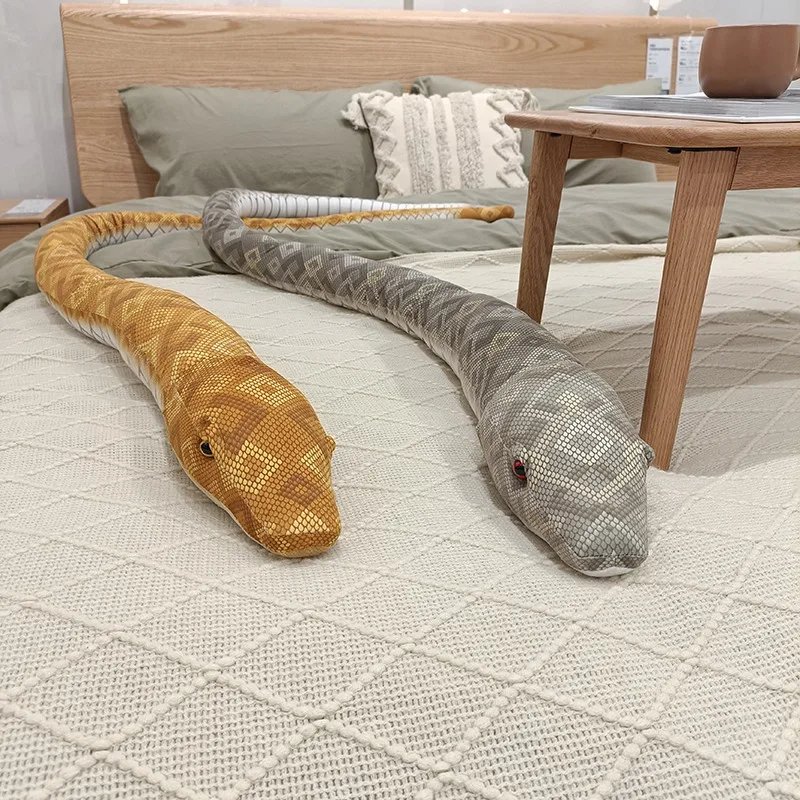 180cm-Simulated-Python-Snake-Plush-Toy-Giant-Boa-Long-Stuffed-Snake ...