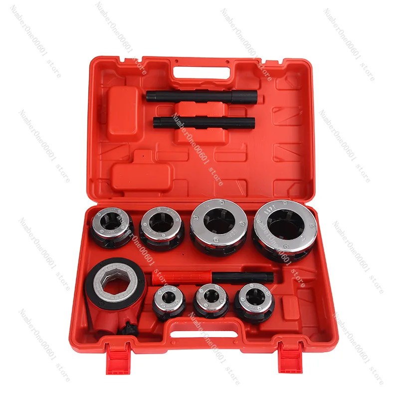 Manual-threading-machine-4-minutes-2-inch-pipe-hinge-plate-hand-held ...