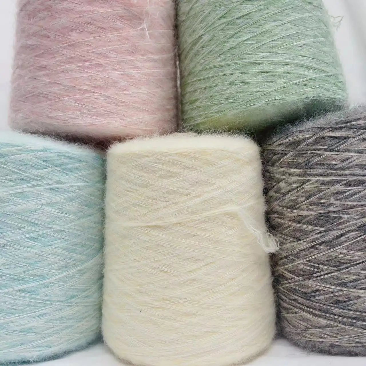500g Hand Crochet Mohair Yarn for Knitting Sweater Coats Gloves Shawls ...
