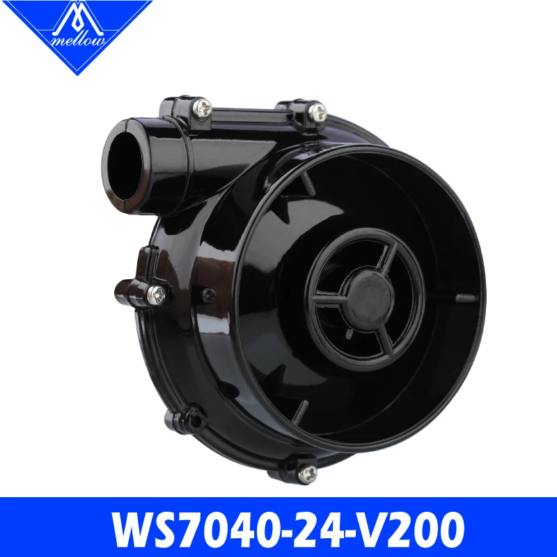 Mellow 24V Brushless Centrifugal Air Blower DC WS7040 7040 Blower Fan 6 ...