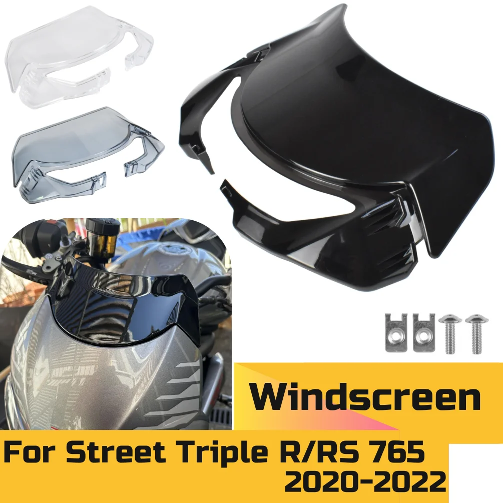 R765 RS765 Windshield Windscreen For Triumph Street Triple R RS 765 ...