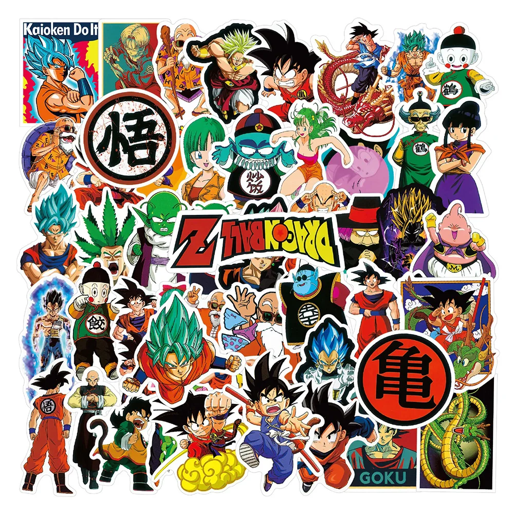 10-30-50pcs-Dragon-Ball-Z-Anime-Stickers-Cool-Cartoon-Son-Goku-Decals ...