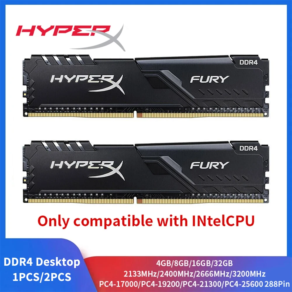 Mem-ria-HyperX-Fury-Desktop-DDR4-8GB-16GB-4GB-RAM-3200MHz-2666MHz ...