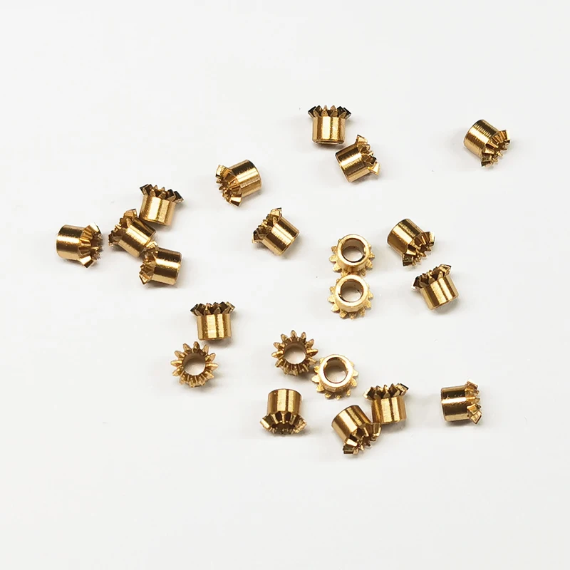 Mini Precision 1:1 Bevel Step Gears 0.3M 12T 1/2mm 90 Degree ...