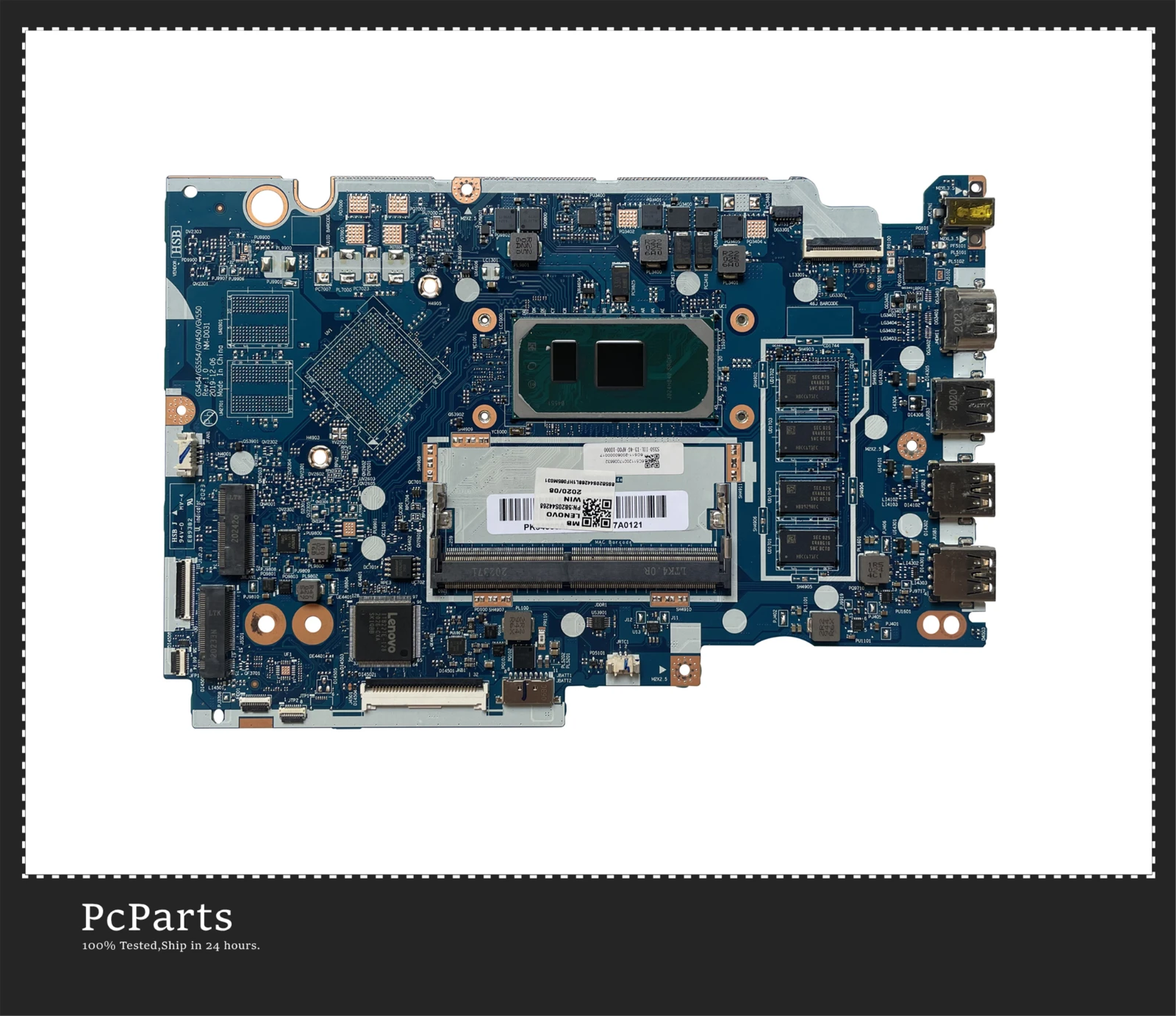 PCparts-NM-D031-For-Lenovo-ideapad-3-15IIL05-Laptop-Motherboard-with ...