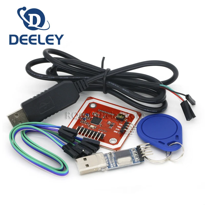 1 Conjunto PN532 NFC RFID Módulo Sem Fio V3 Kits De Usuário Leitor Modo Escritor IC S50 Cartão ...