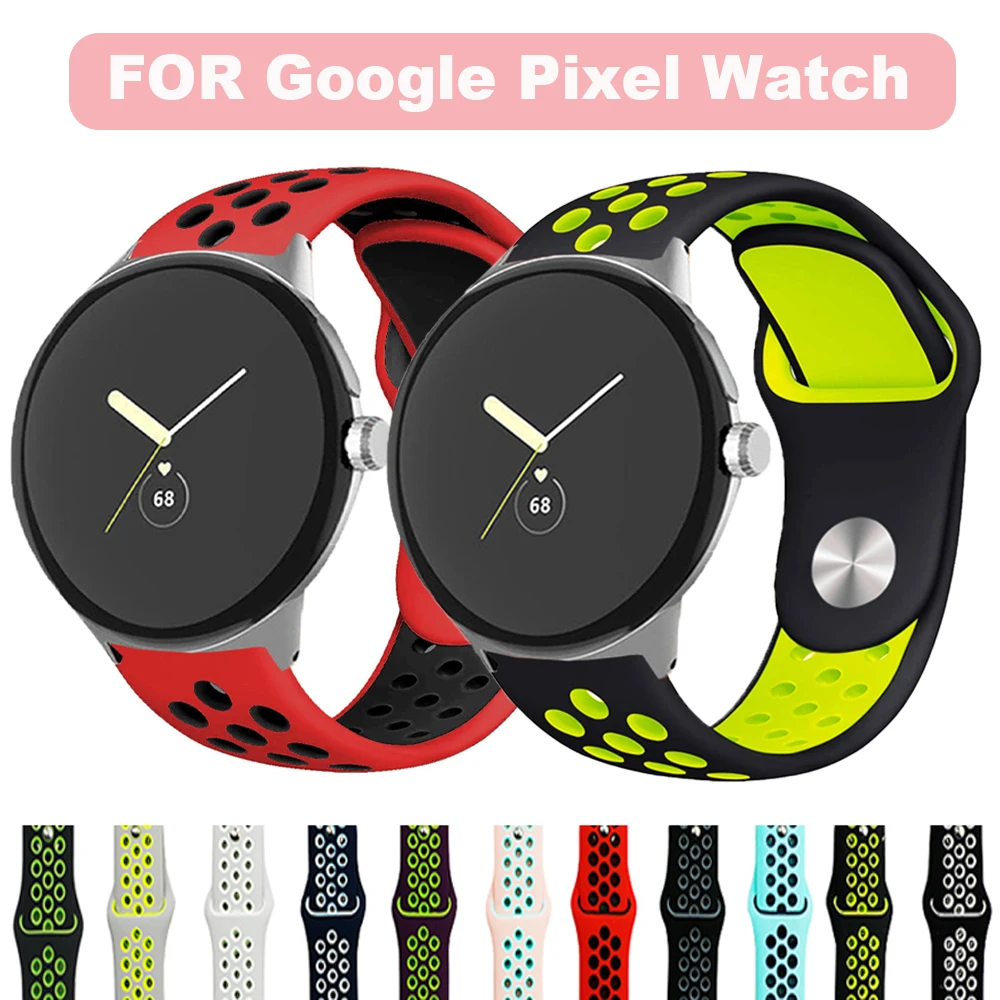 Silicone-Strap-For-Google-Pixel-Watch-Band-Pixel-Watch-Active-correa ...