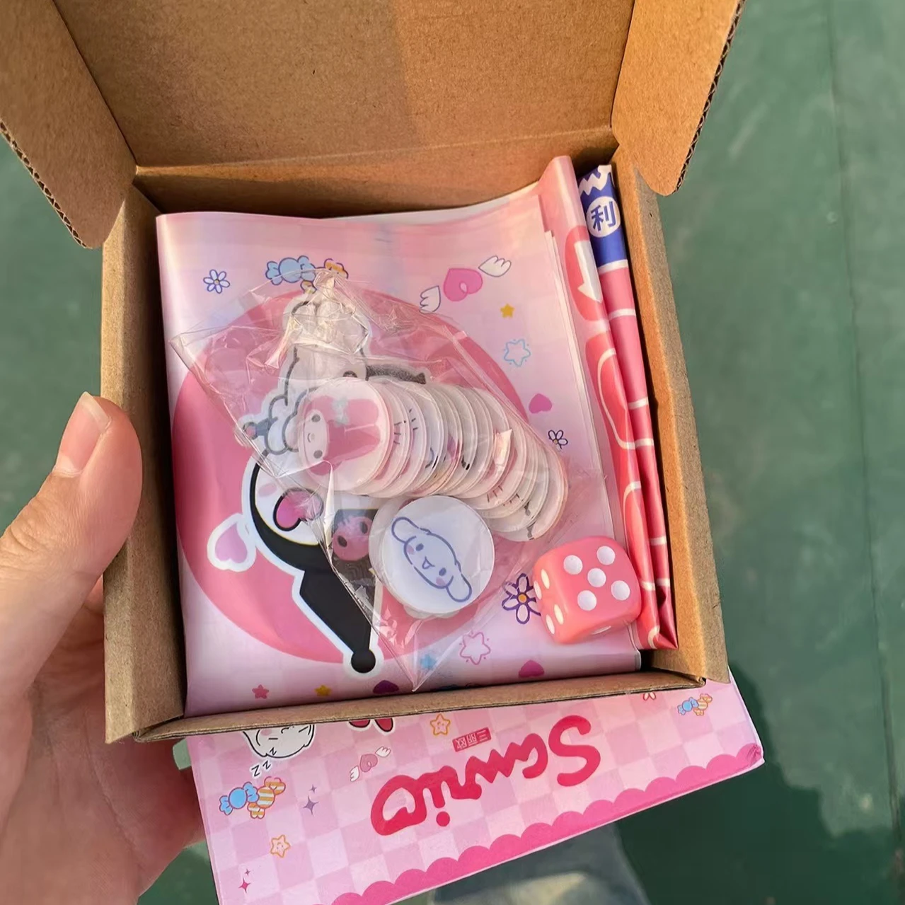 New Sanrio Anime Board Games Kawaii Hello Kitty Cartoon Monopoly Game ...