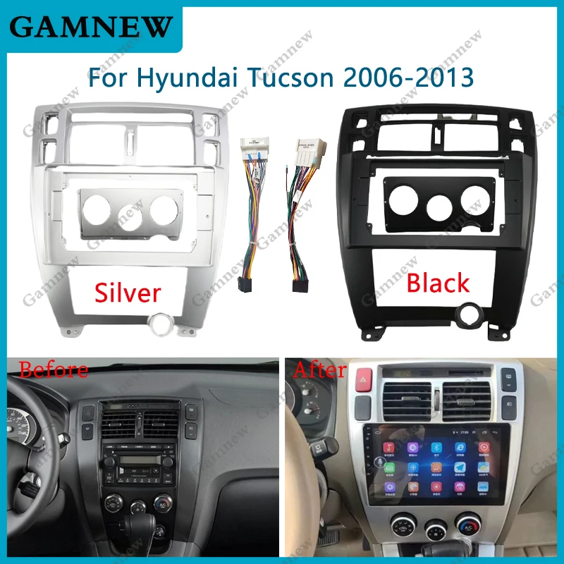 10-Inch-Car-Frame-Fascia-Adapter-For-Hyundai-Tucson-2006-2013-Android ...
