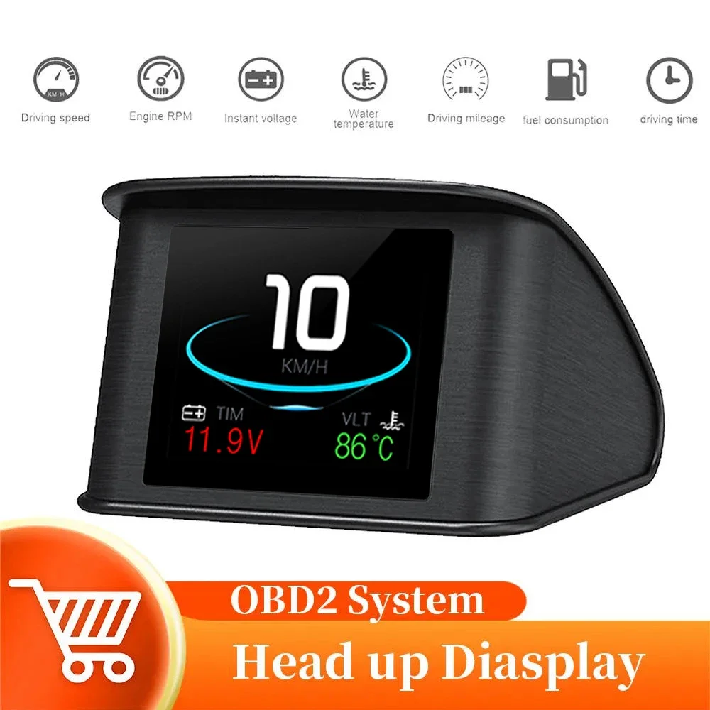 Pantalla-frontal-HUD-OBD2-GPS-para-coche-medidor-inteligente-de-velocidad-Digital-RPM ...