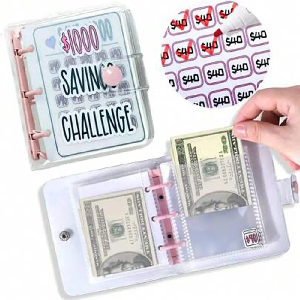 1000-Savings-Challenge-Binder-Money-Saving-Binder-Savings-Challenges ...