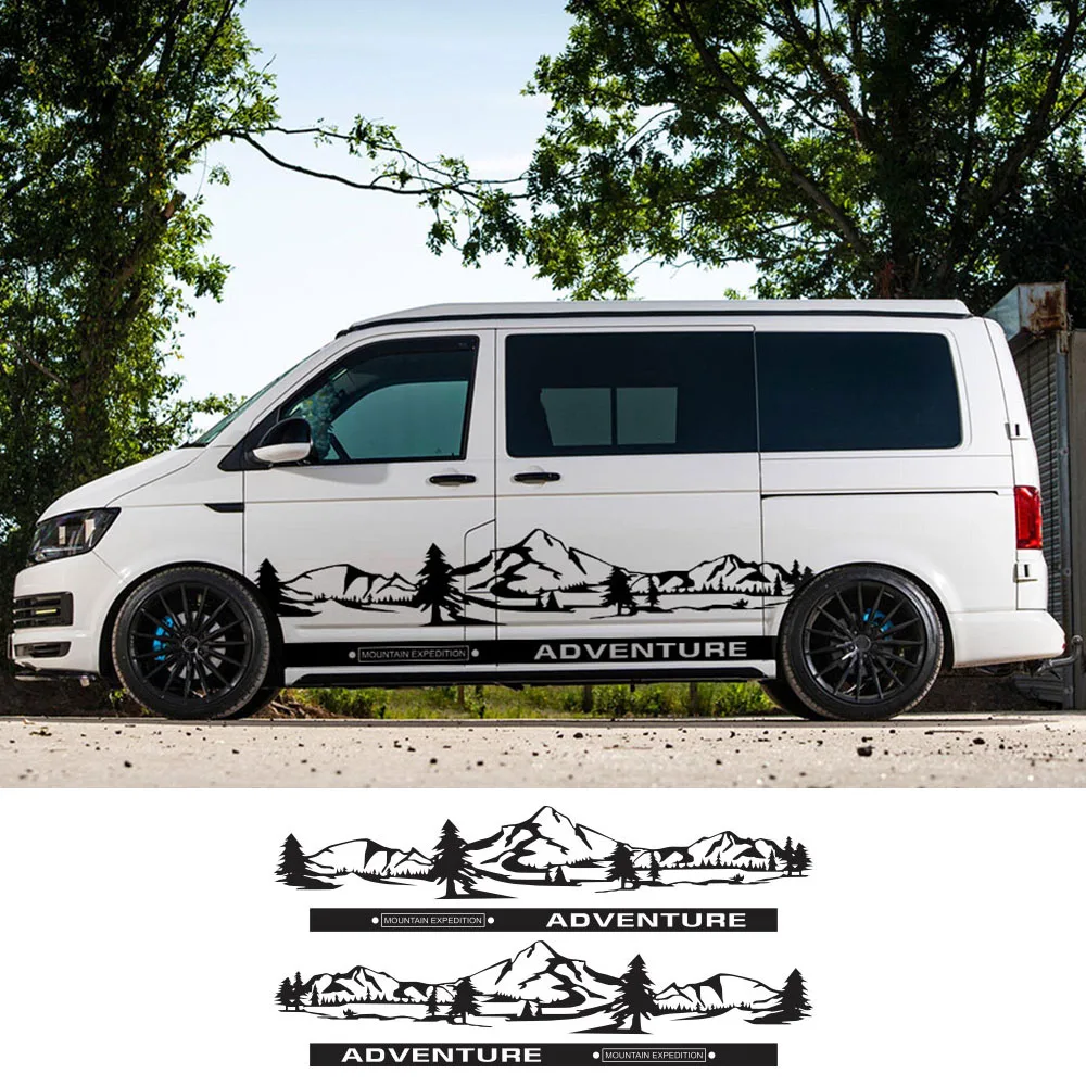 4pcs/lot Car Stickers Motorhome Camper Van For Volkswagen Vw ...