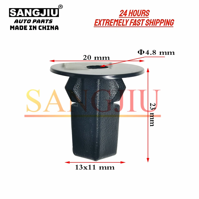 20pcs Fender Liner Hood Mudguard Screw Grommets Clips Compatible With ...