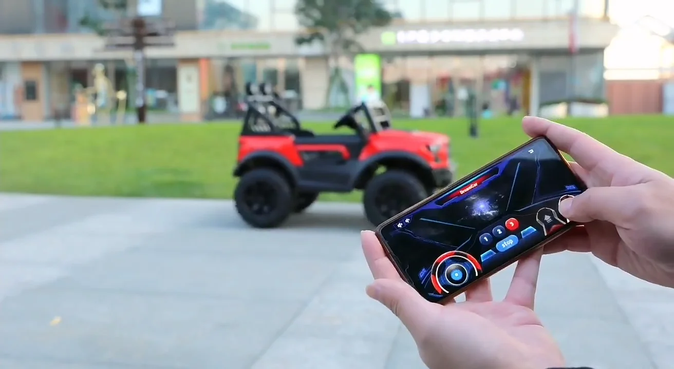 Pobo 5 Motors Electric Battery Operated Ride on Jeep for Kids of Age 2 ...