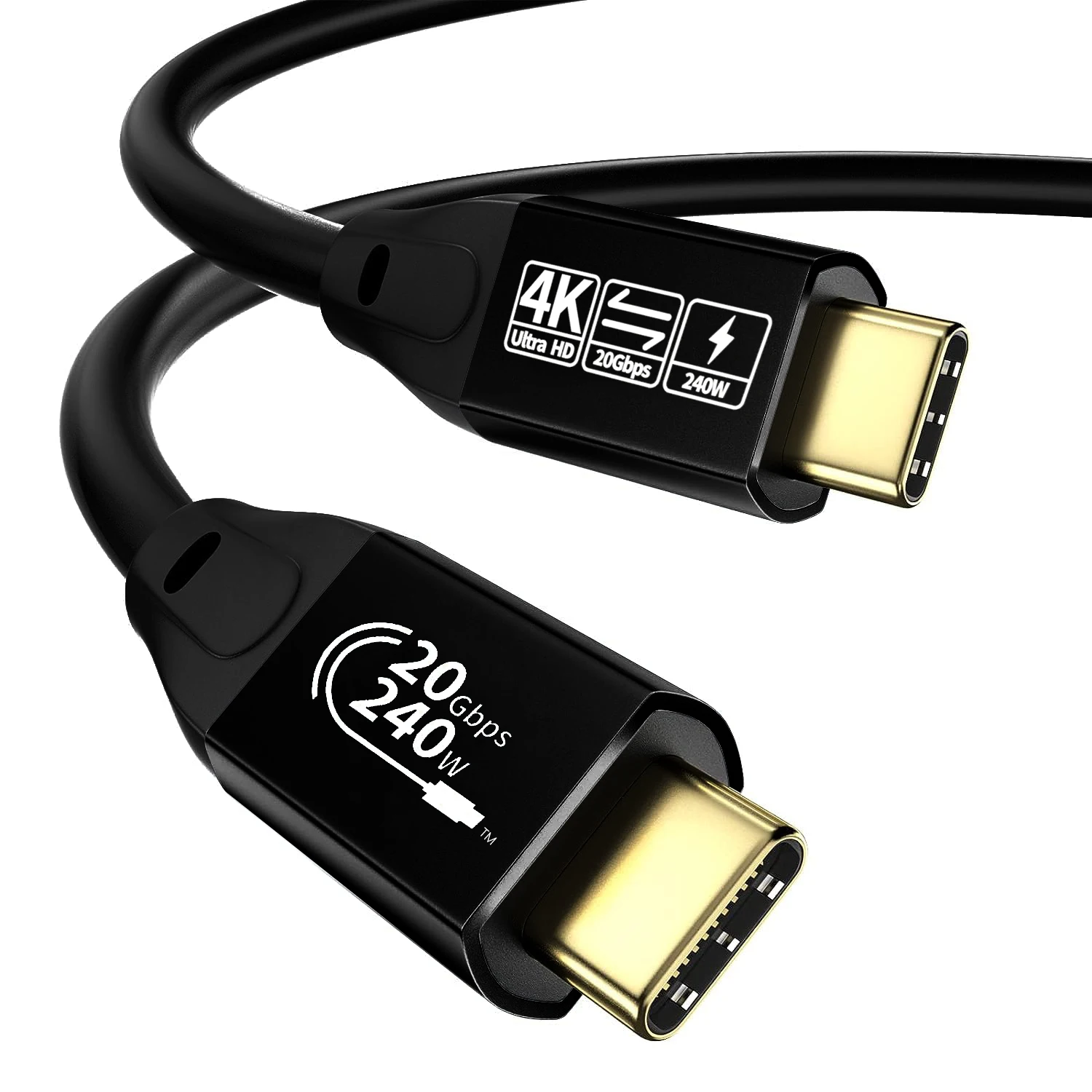 USB C 3.2 Gen 2x2 Cable,USB C to USB C Cable 240W 20Gbps, 4K@60Hz Video ...