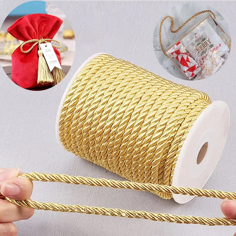 5mm-100yards-Twisted-Cord-Rope-Trim-Craft-Decorative-Nylon-Rope ...