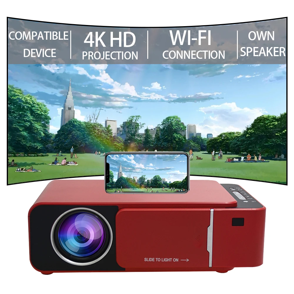 LED-4K-Projector-Home-Theater-Projector-Bedroom-Movie-Projection-Device ...