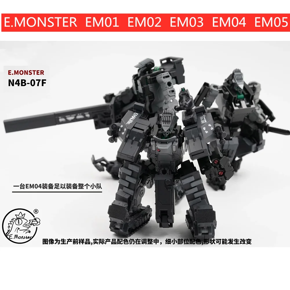 Transformation E.MONSTER Original Mecha Model N4B-07F Emonster Four ...