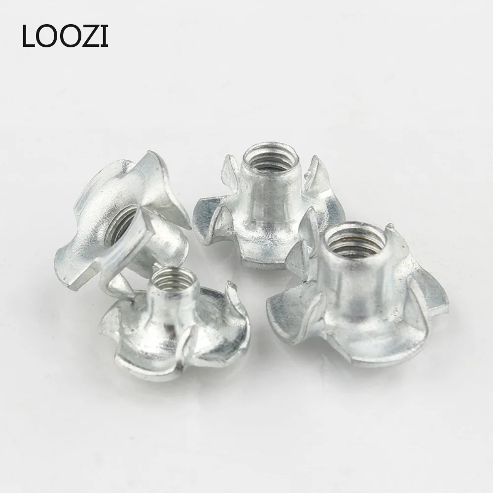 Nuts And Bolts M4 X 8mm Captive Nuts ( Pack Of: 50 ) Four Pronged Tee ...