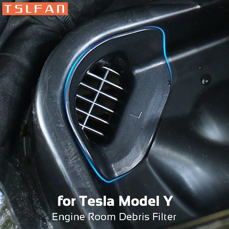 2pcs-Debris-Leak-Filter-for-Tesla-Model-Y-Front-Cover-Engine-Cabin-Anti ...