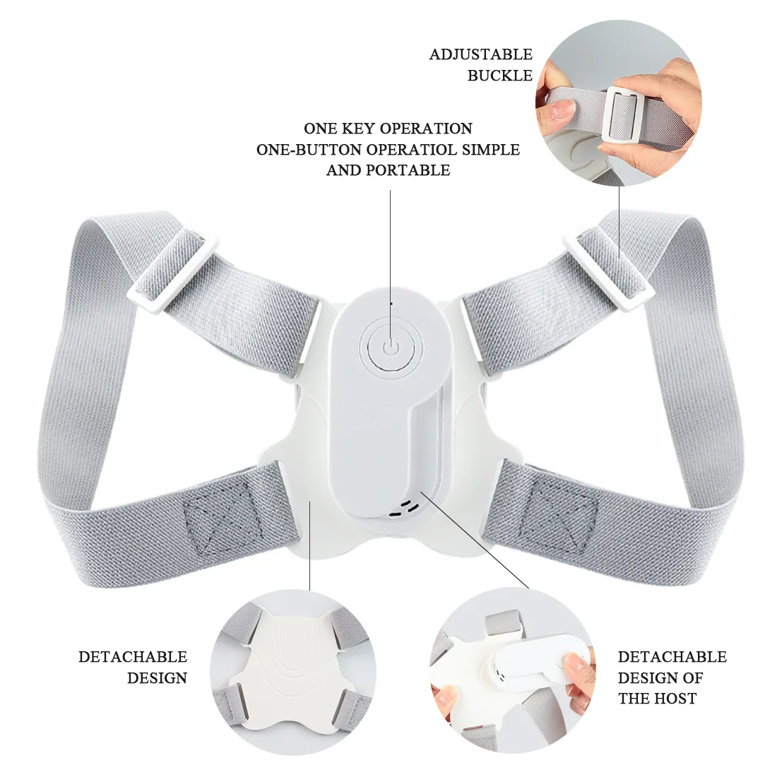 Intelligent-Posture-Correction-Belt-Correct-Lumbar-Spine-Anti-hunchback ...