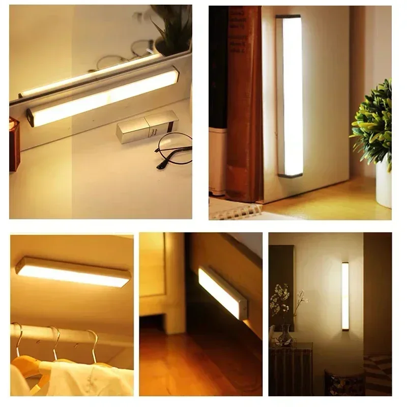 Wireless-LED-Night-Light-Type-C-Rechargeable-Light-Cabinet-Wardrobe ...