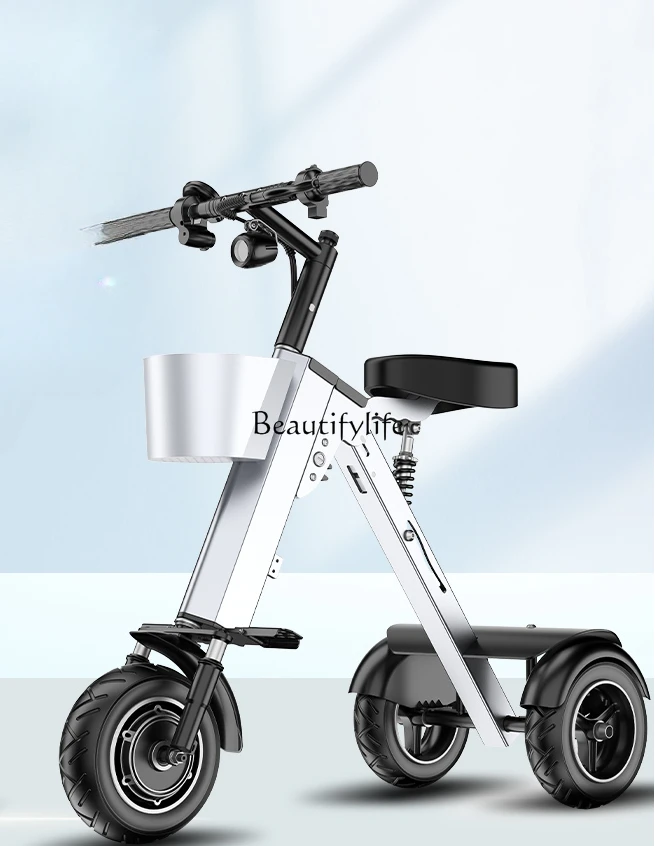 Double-Smart-Folding-Electric-Car-Portable-Small-Lightweight-Mini ...