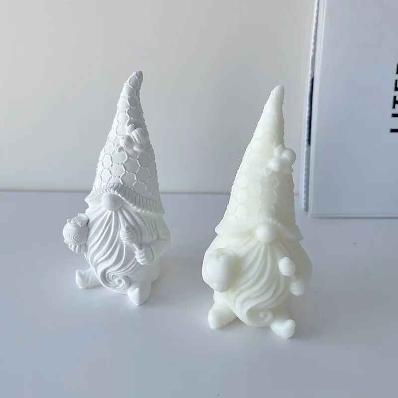 Faceless-Santa-Claus-Silicone-Candle-Mold-DIY-Christmas-Dwarf-Snowman ...