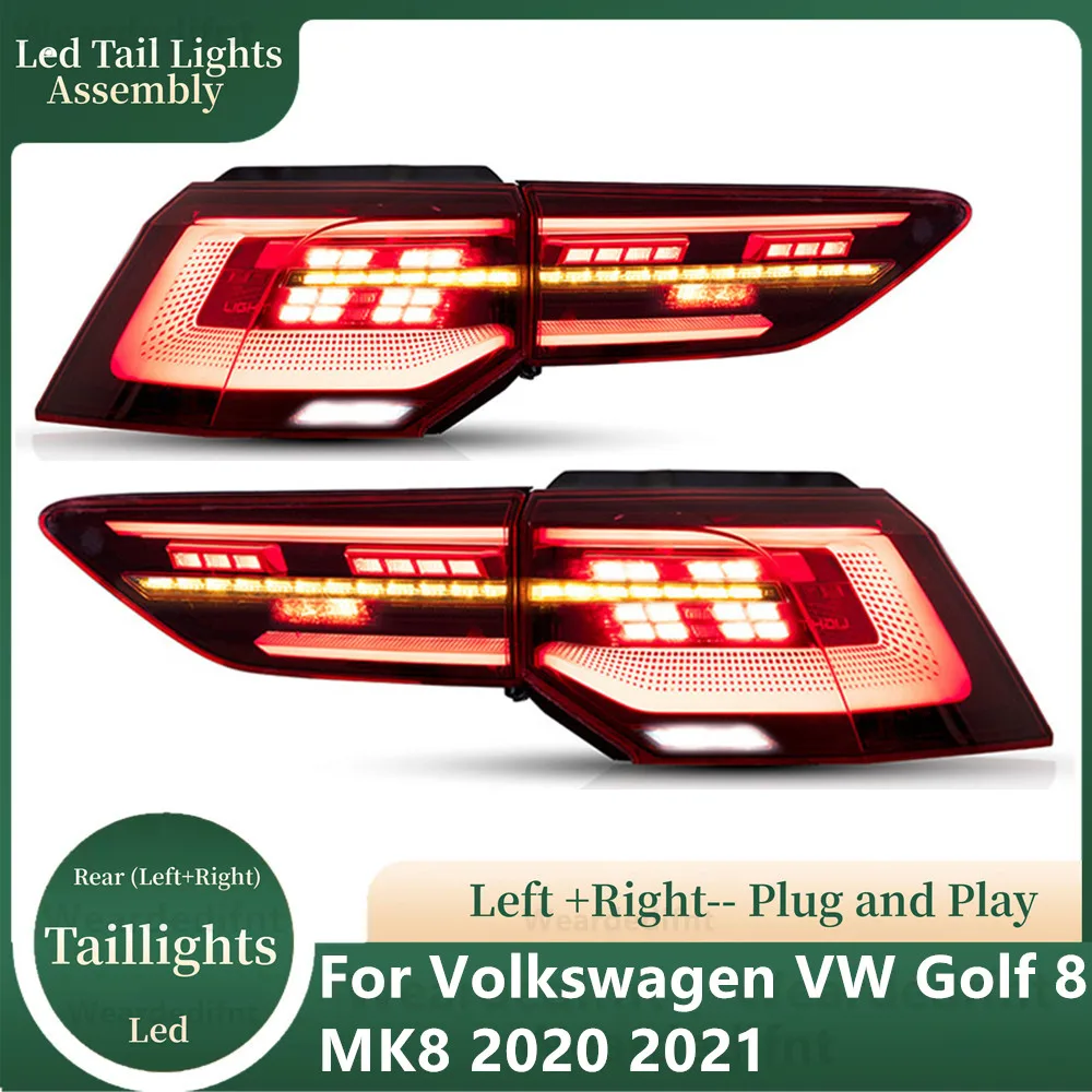Car-Rear-Lights-For-Volkswagen-VW-Golf-8-Golf8-MK8-LED-Tail-Light-2020 ...