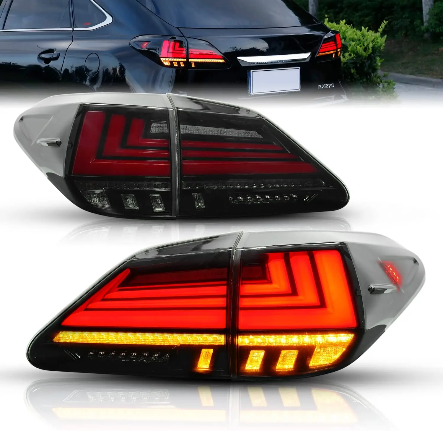 Led Tail Lights For Lexus Rx270 Rx300 Rx350 Rx450h Rear Light Lamps ...