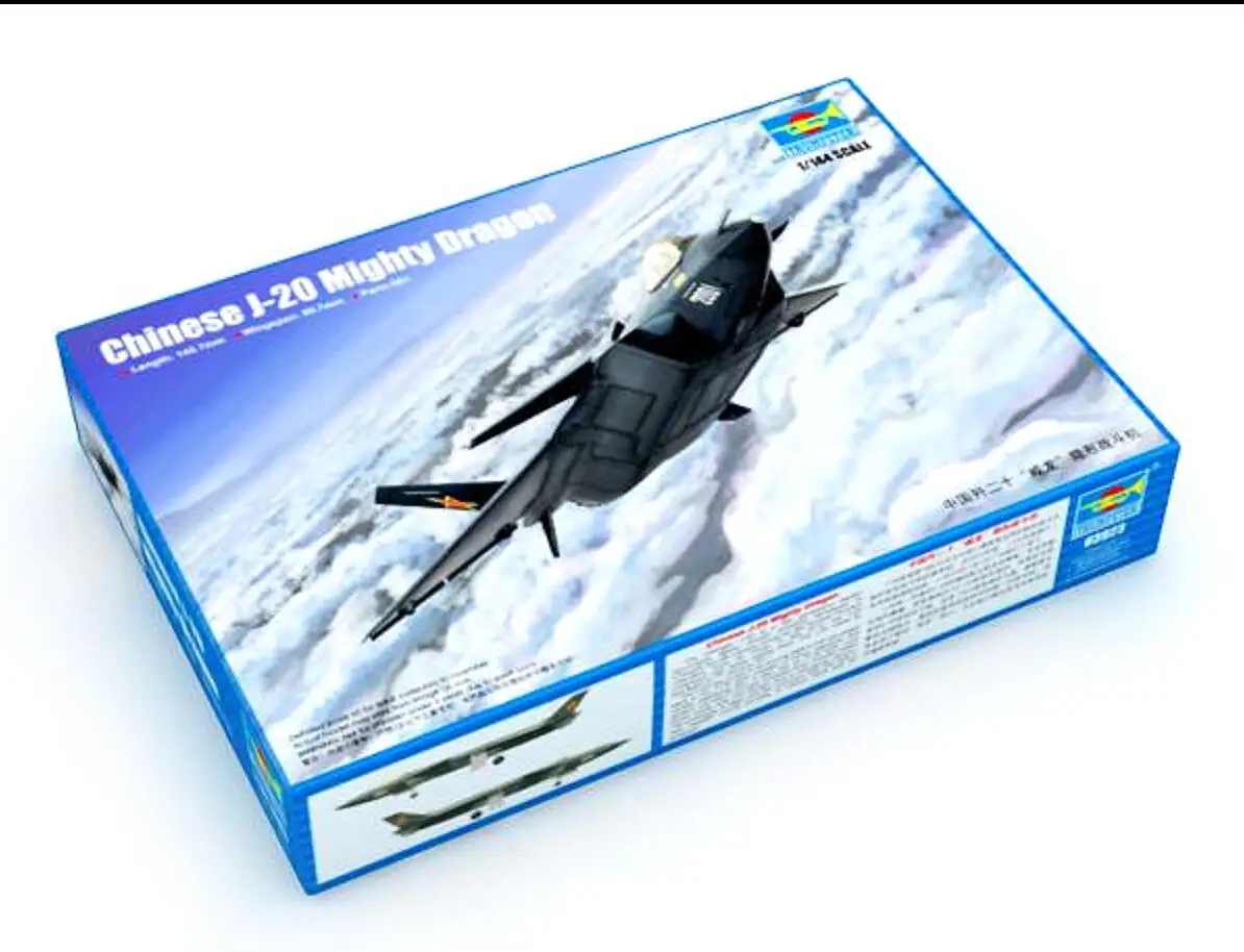 Trumpeter 03923 1/144 J-20 Mighty Dragon Steacth Fighter Aircraft Model ...