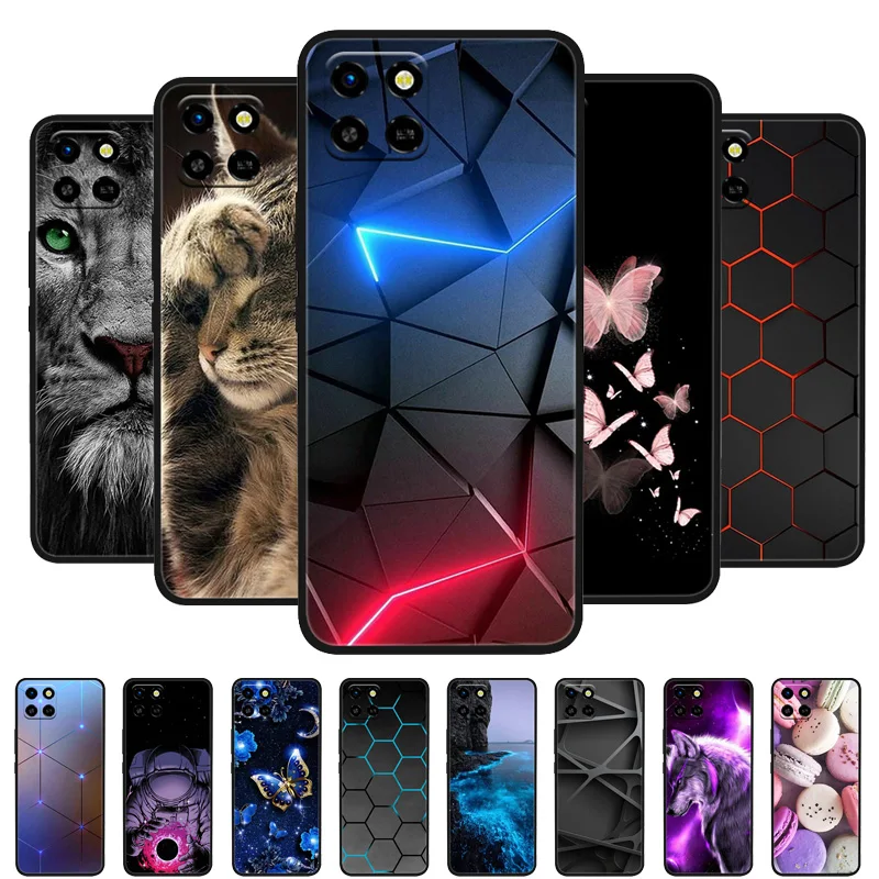 Phone-Case-For-Infinix-Smart-6-HD-Cover-Cartoon-Printed-Silicone-Soft ...