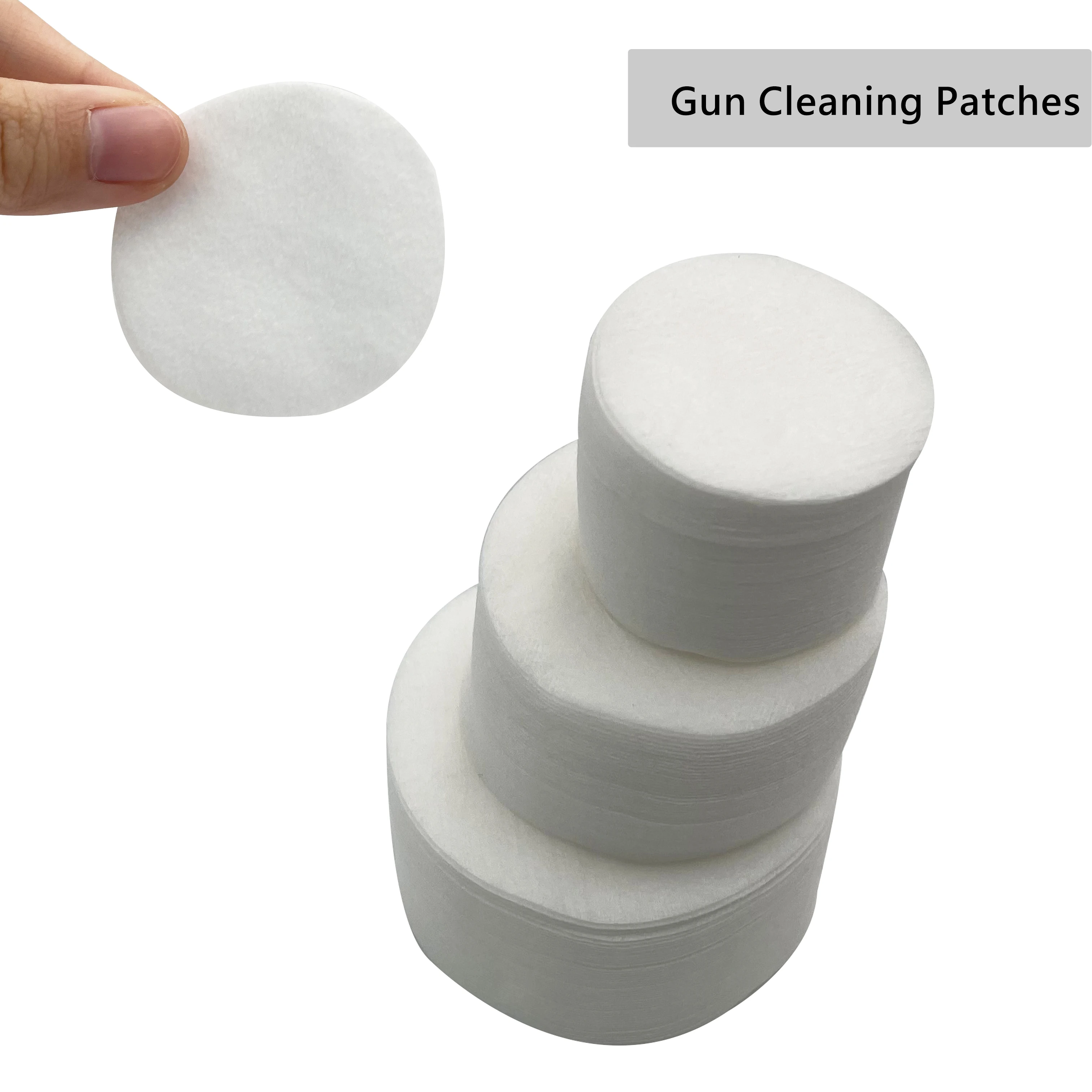 Thick 500PCS Gun Cleaning Patches Cloth Tactical Round Gun Wipe for ...