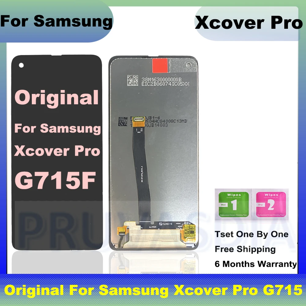 Test Original G715 LCD For Samsung Galaxy X Cover Pro G715FN LCD ...