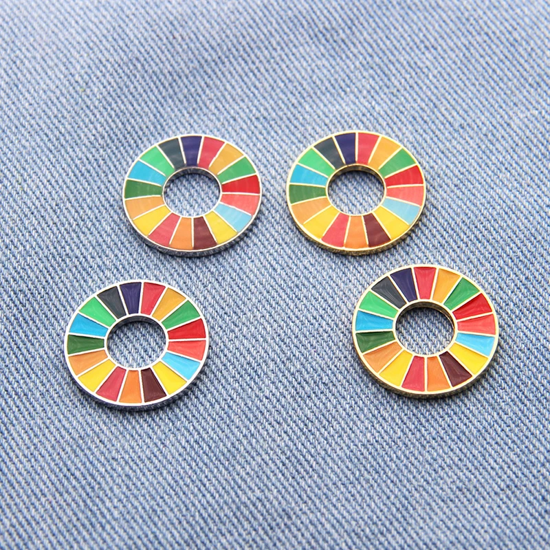 Colorful-Enamal-Sustainable-Development-Goals-Brooch-United-Nations-Pin ...