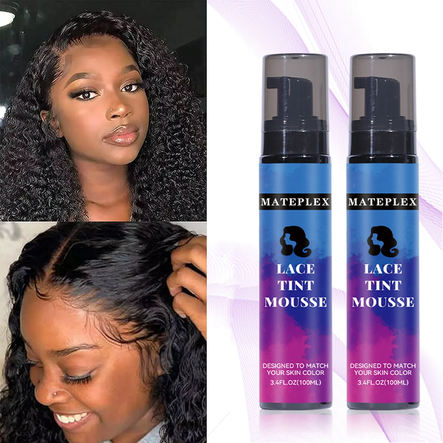 30ml Lace Tint Spray Wig Brown Quick Dry Long-lasting Mousse 安心の定価販売