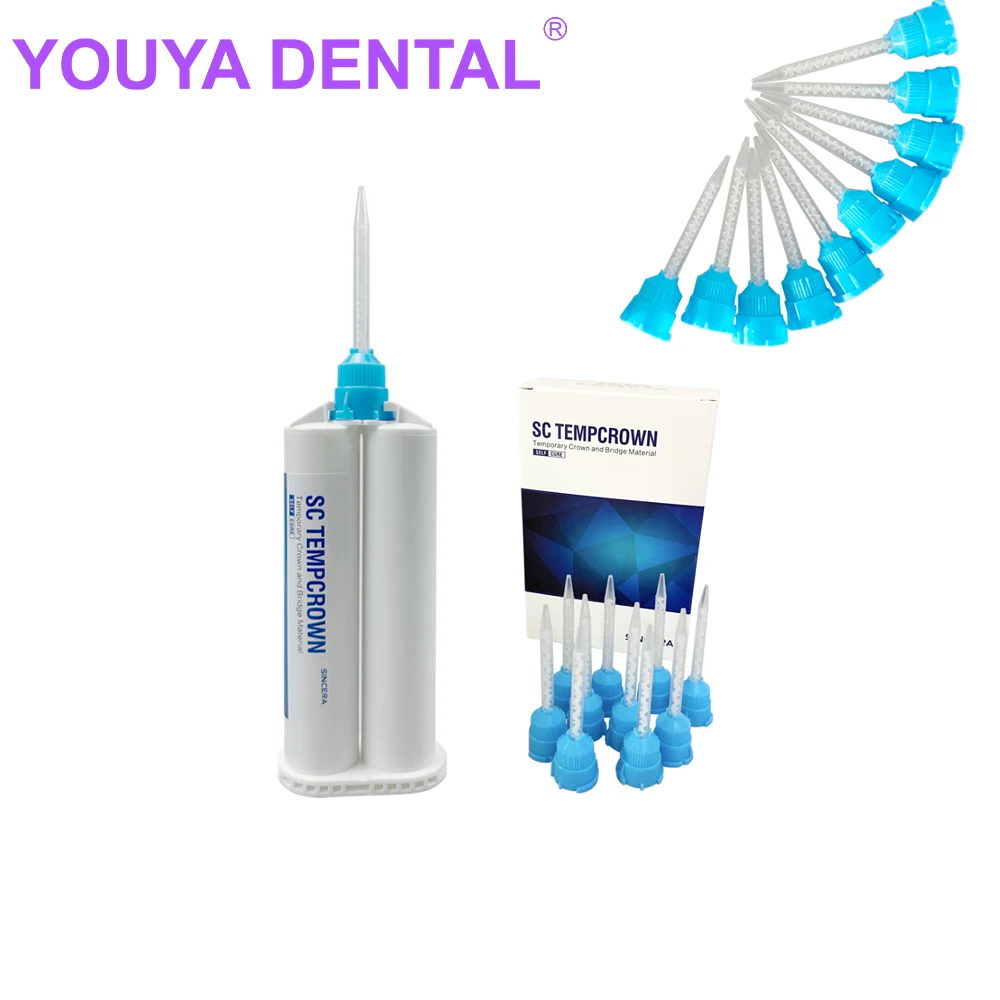 Dental Temporary Crown Bridge Material 50ml Resin Self Curing Temp ...