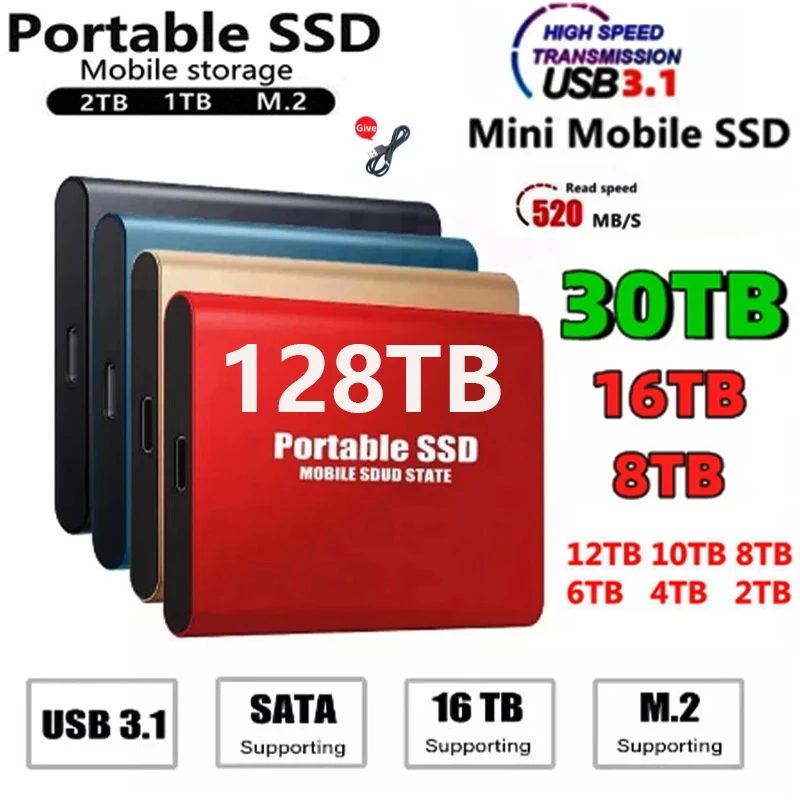 High-speed-SSD-4TB-Mobile-Solid-State-Drive-Portable-6TB-8TB-External ...