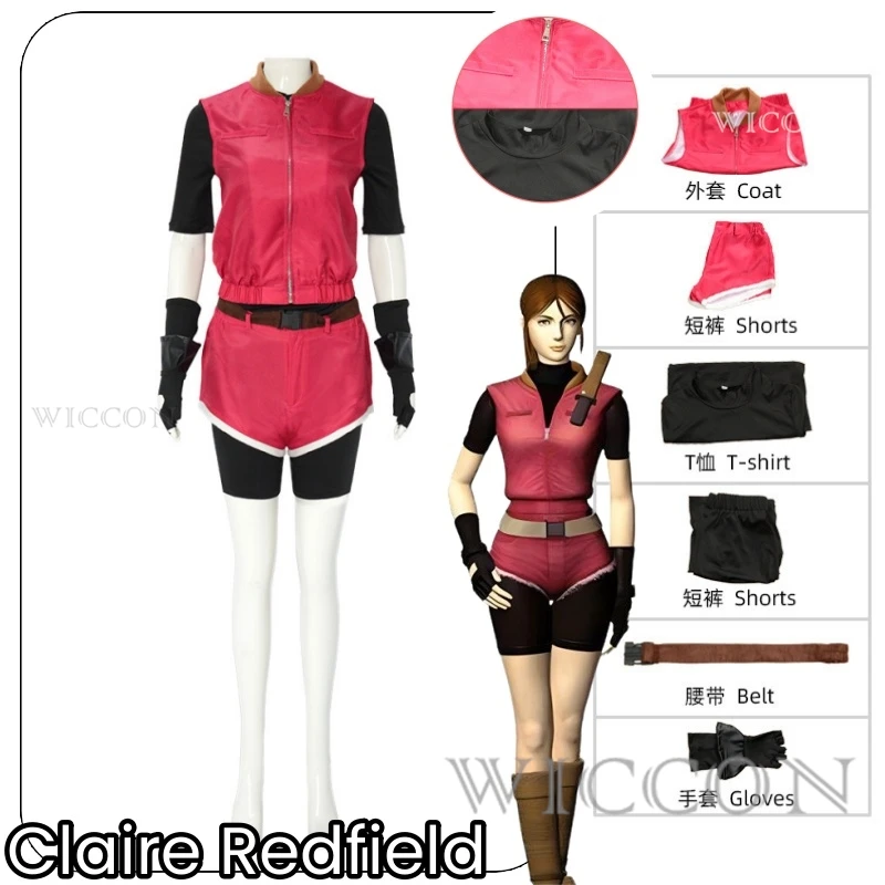 Claire-Redfield-Cosplay-Costume-Clothes-Uniform-Cosplay-Game-Sports ...
