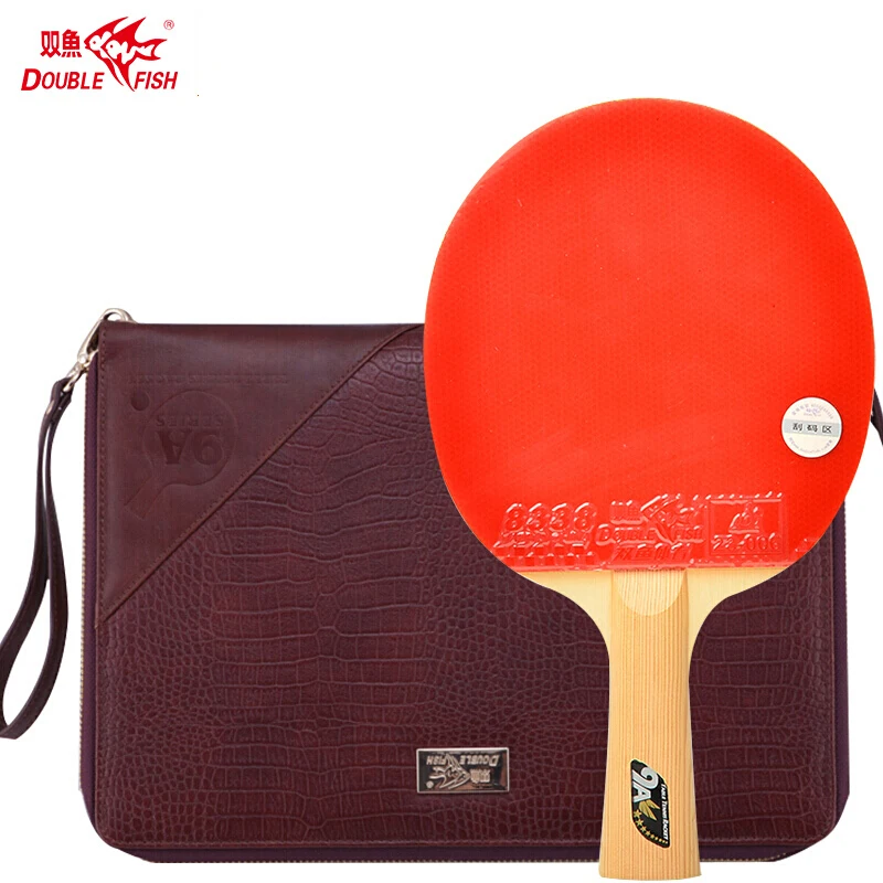 Genuine Double Fish 9A Carbon Fiber Table Tennis Bat Ping Pong Racket ...