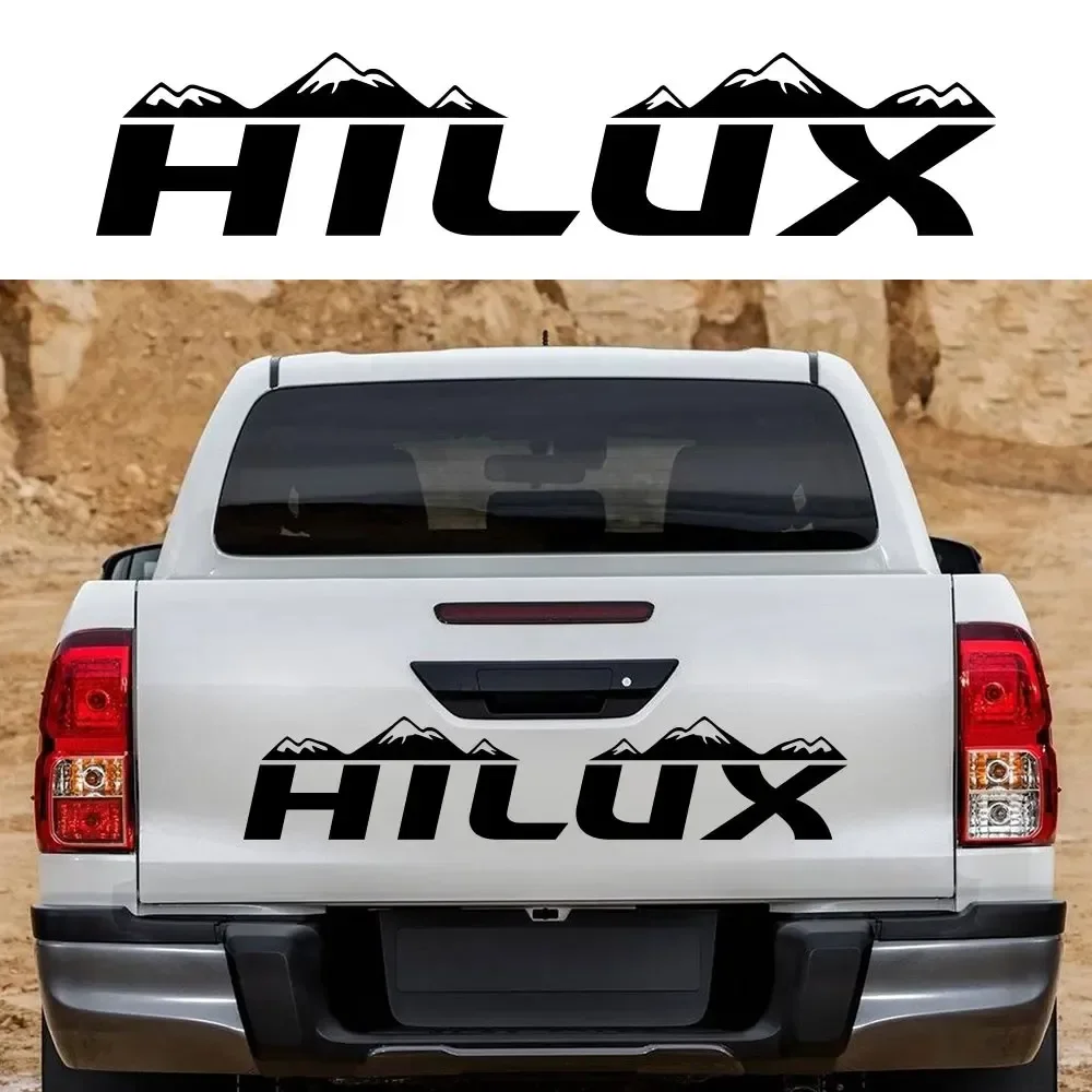 Pickup-Rear-Tailgate-Stickers-For-Toyota-Hilux-Revo-Vigo-Car-Decal ...