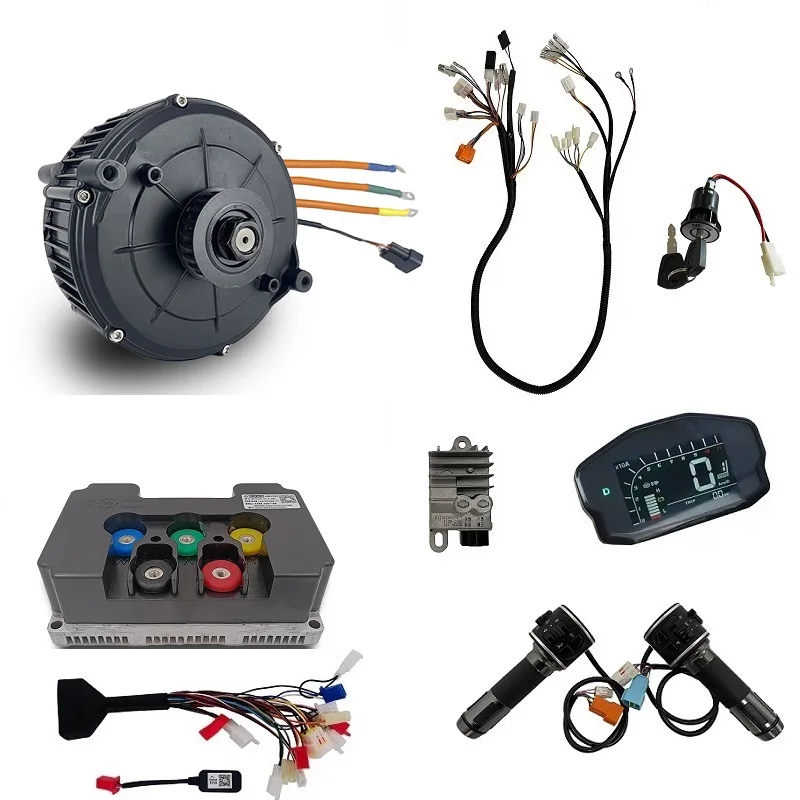 QS165-5000W-Mid-drive-Hall-Motor-With-Fardriver-Controller-ND72450-With ...