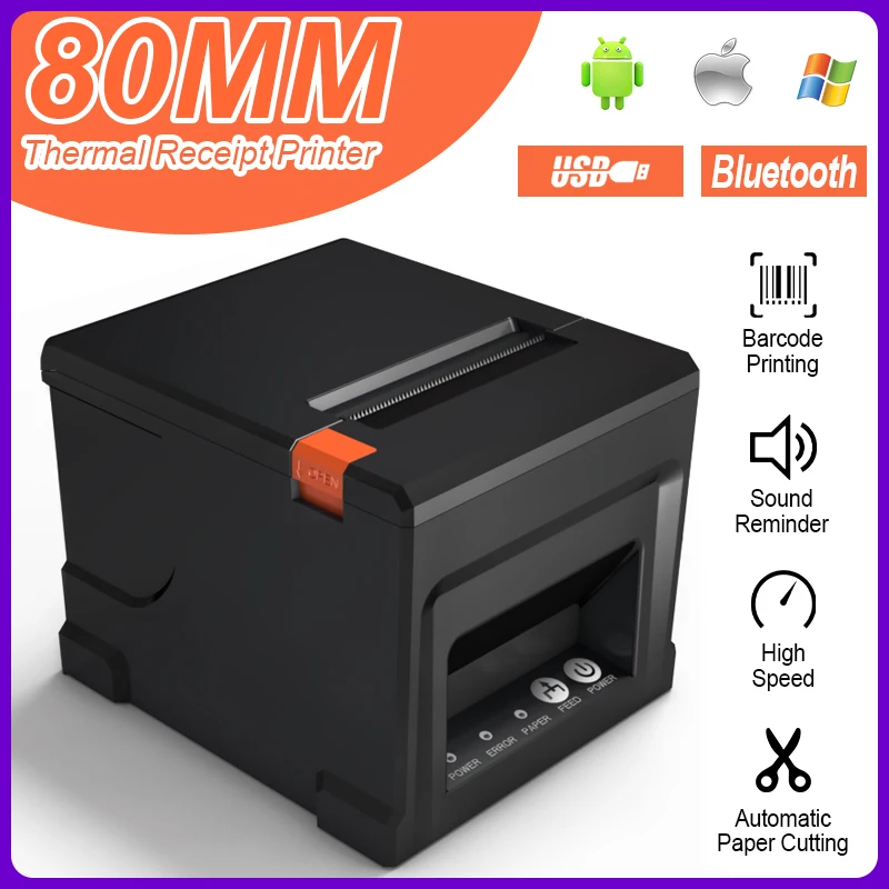 80mm-Thermal-Receipt-Printer-Machine-Automatic-Cutter-Restaurant ...